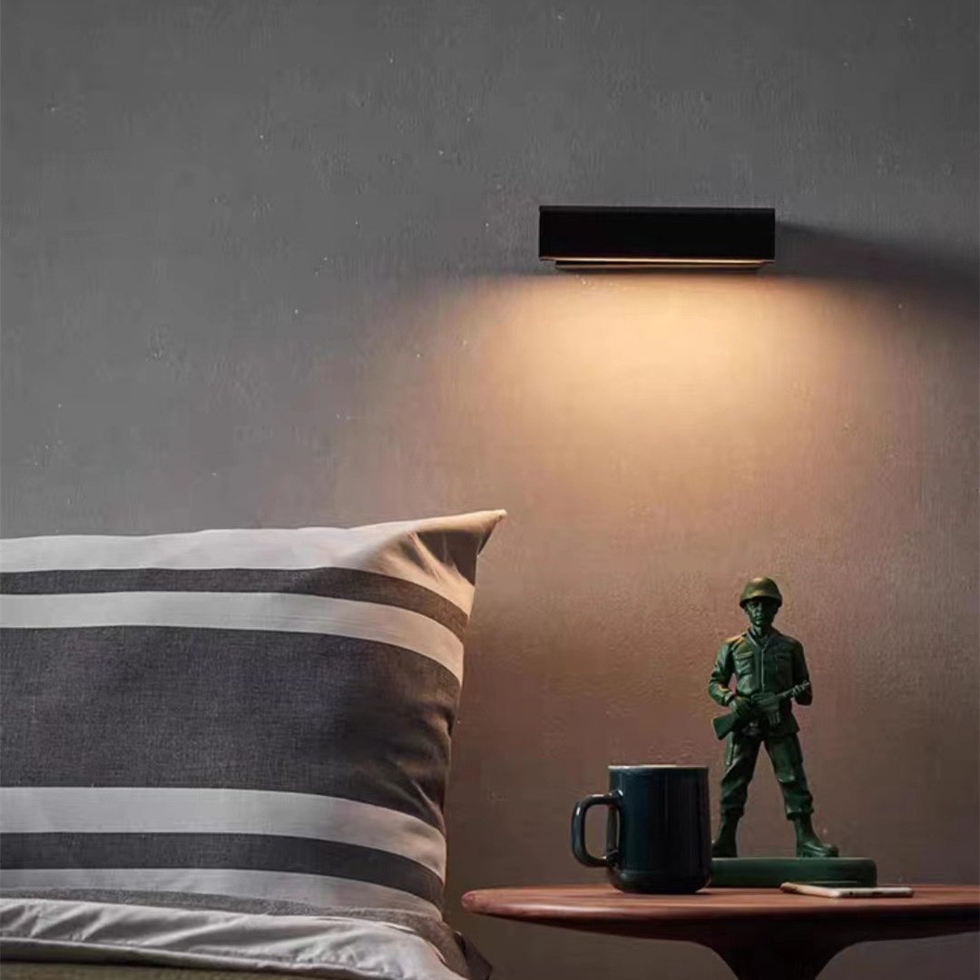 Nordic modern minimalist creative rotating wall lamp